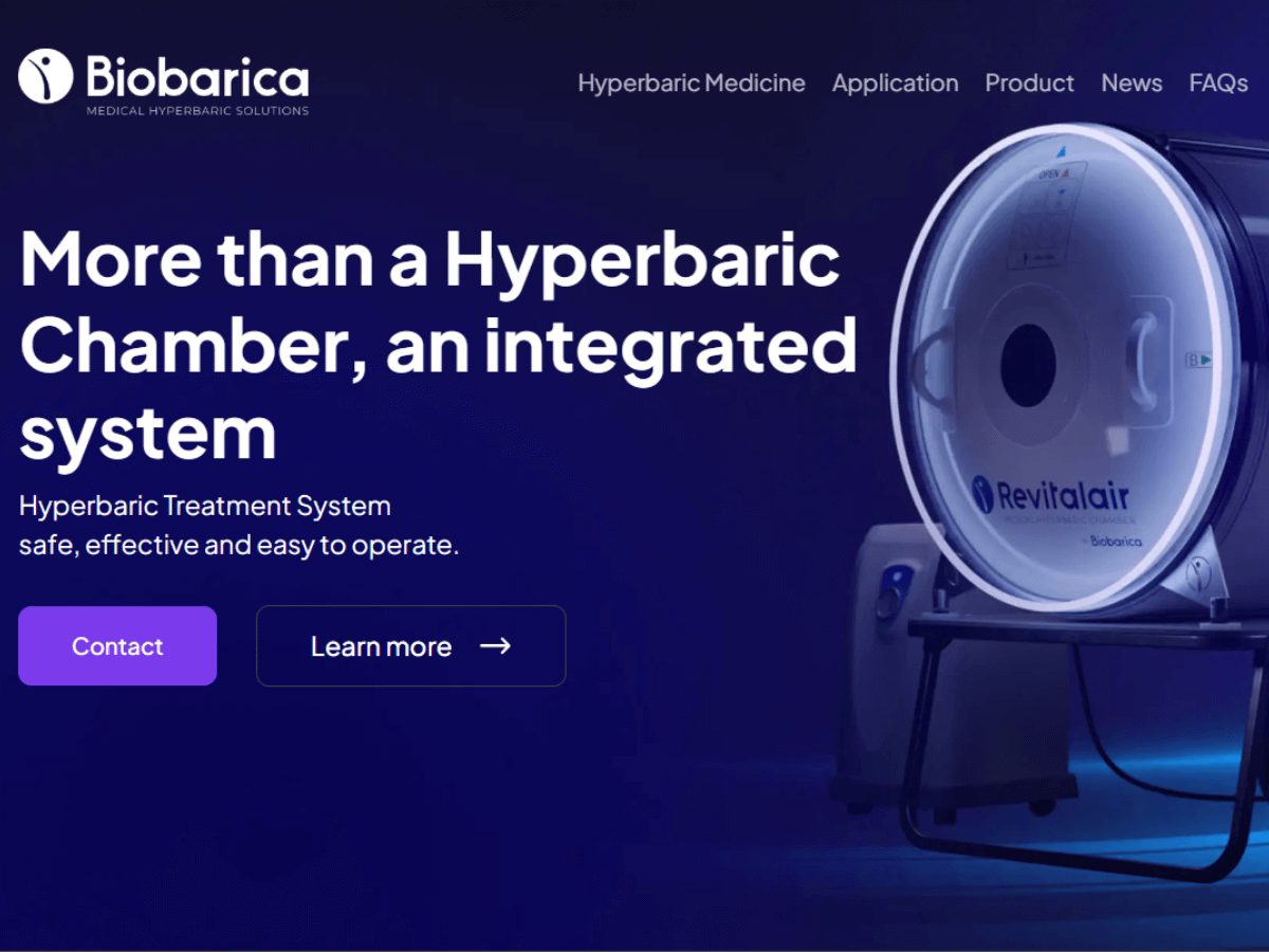 Hyperbaric Chamber Manufacturer - OxygenArk